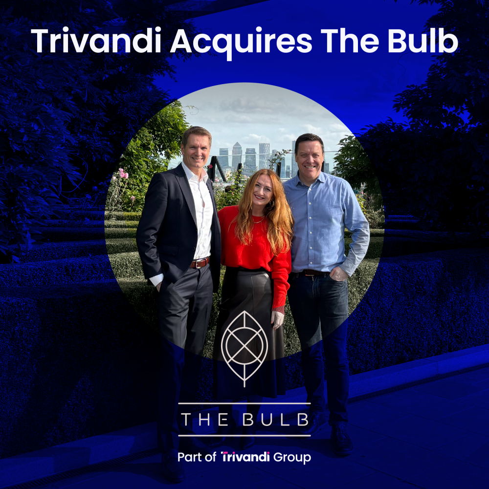 Hot off the press: The Bulb has been acquired by Trivandi to drive ...